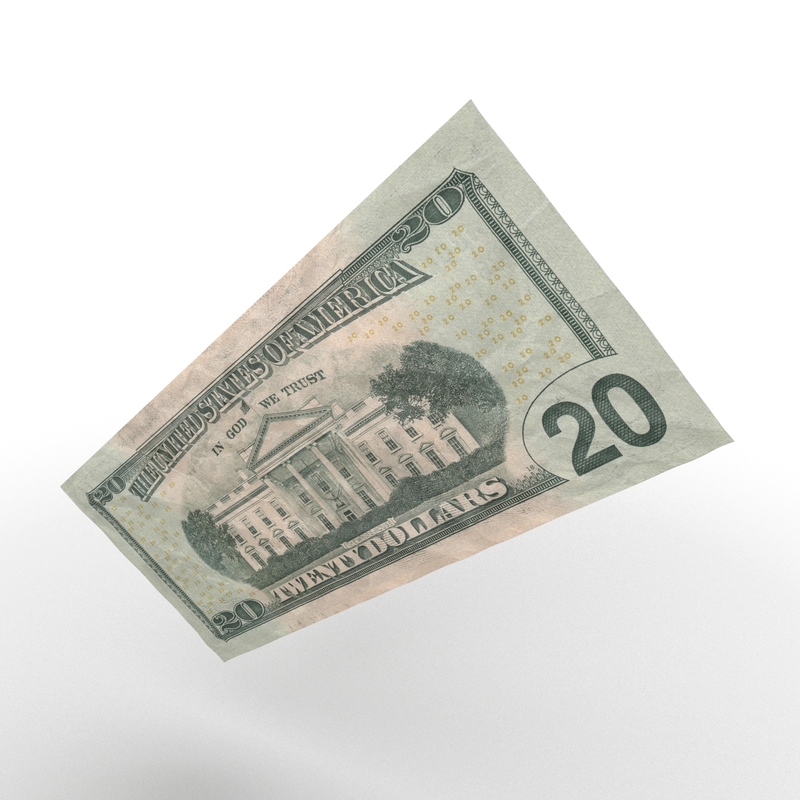 3ds max dollar bill