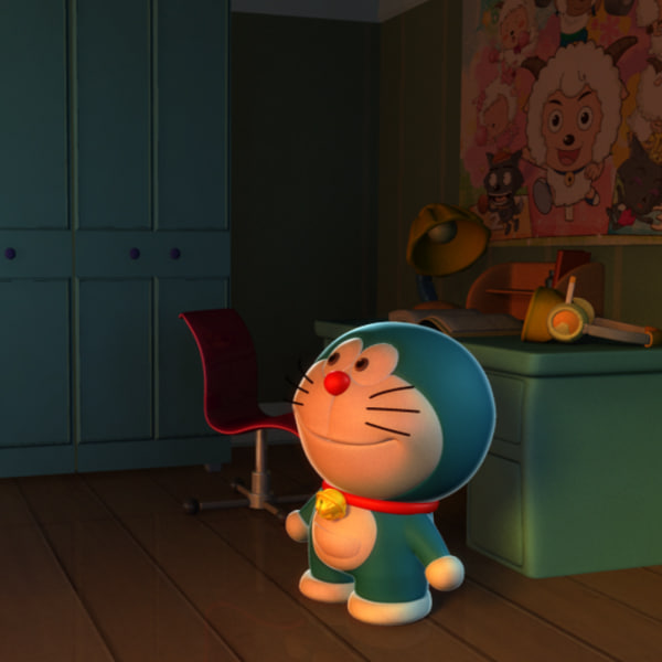 3dsmax doraemon