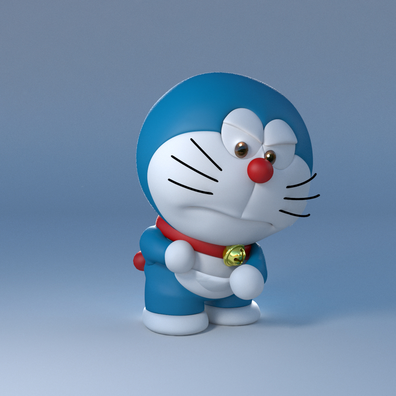 3dsmax doraemon