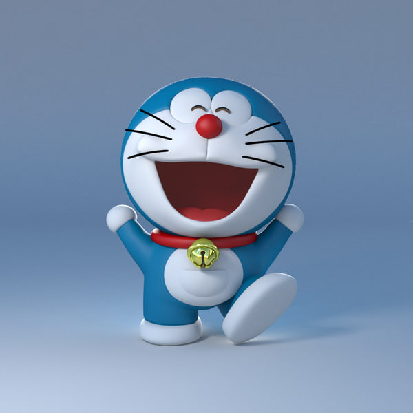 3dsmax doraemon
