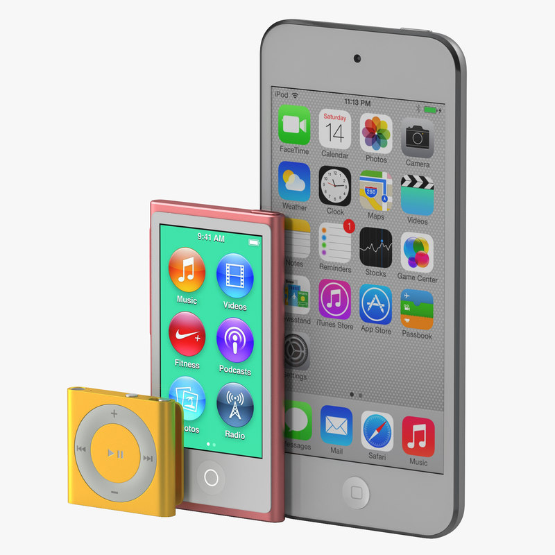 ipod modeled 3d model