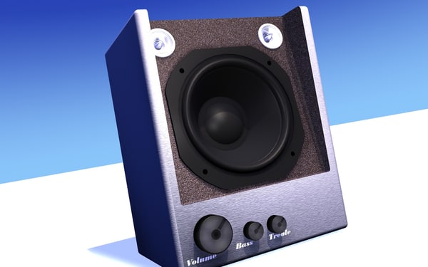 Altavoz Gratis 3D Modelos para Descargar | TurboSquid