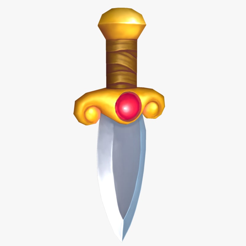 cartoon sword 3d model