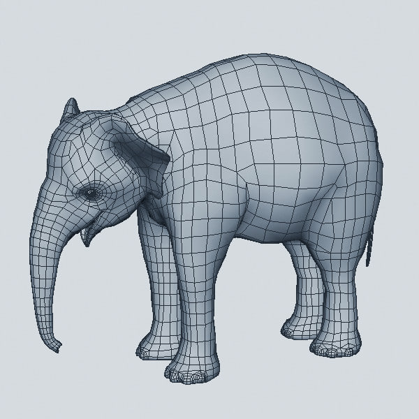 elephant 3d model