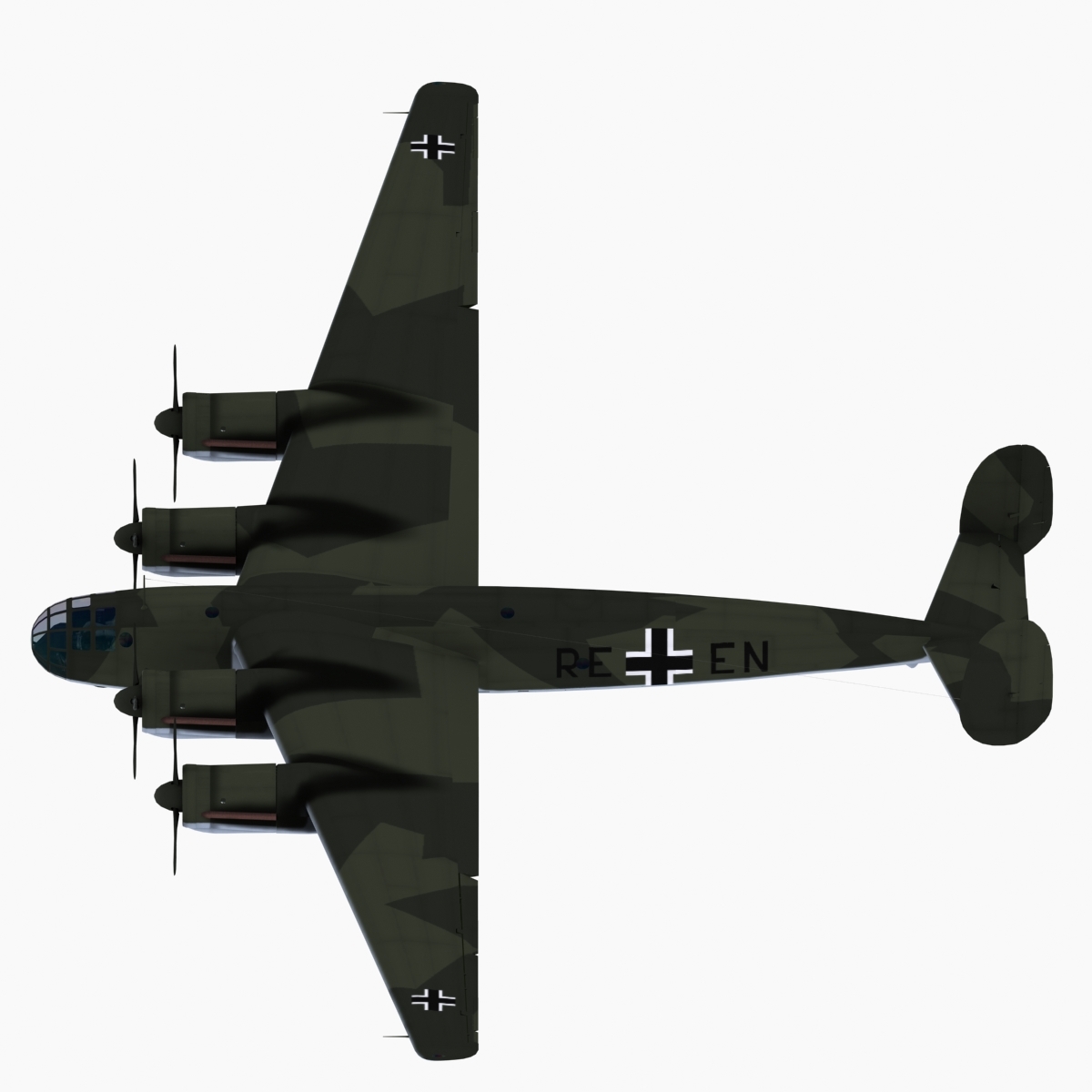 strategic bomber prototype v1 3d model