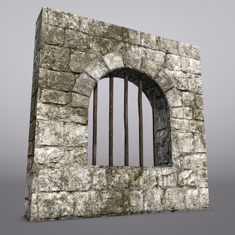old iron bars blend