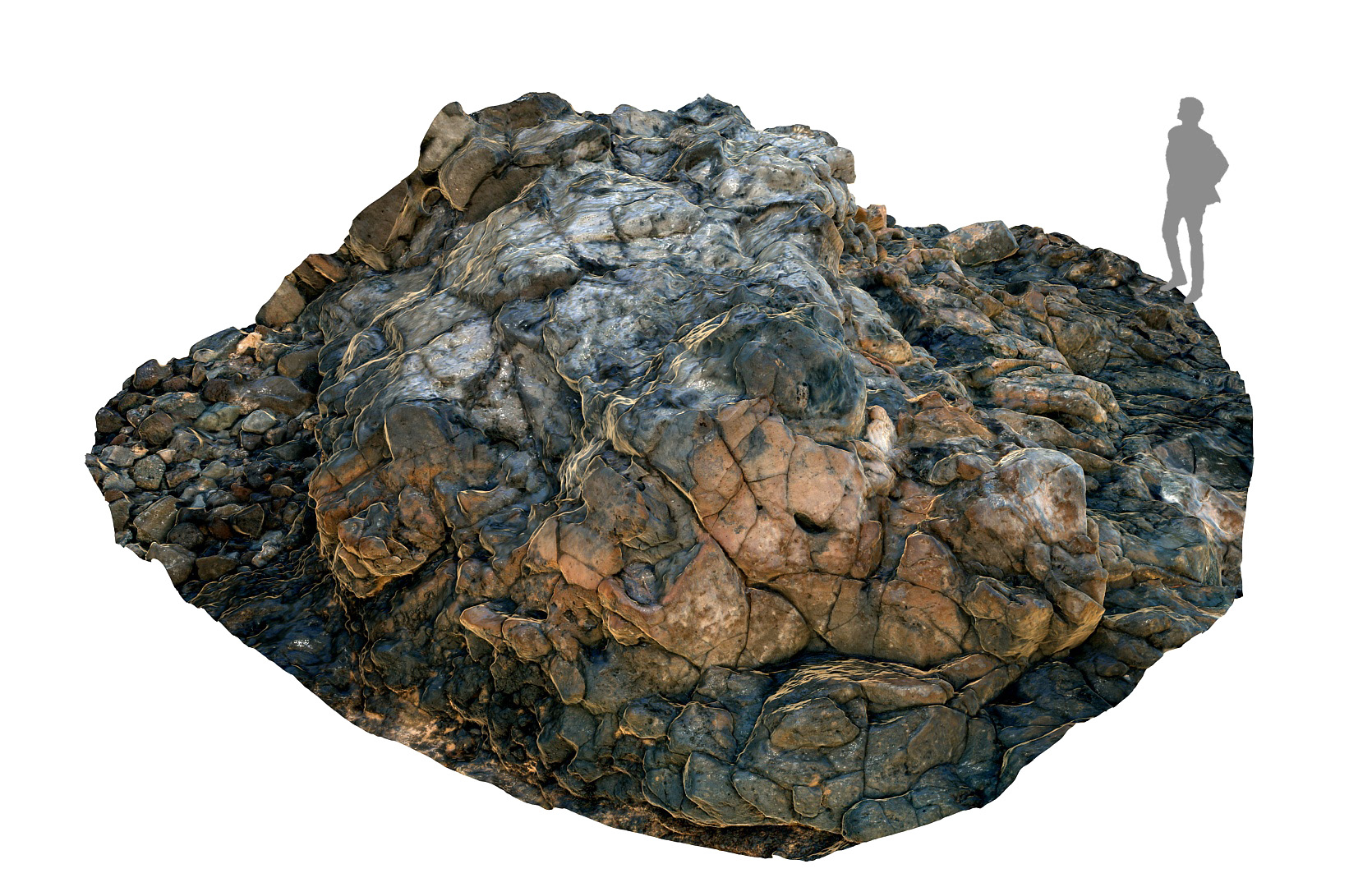 3d model of ocean cliffs hd 8k