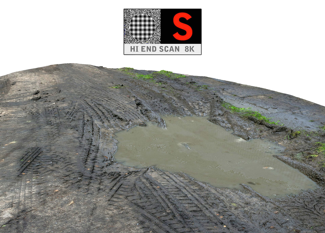 modelo 3d Charco de lodo 8K HD - TurboSquid 941200