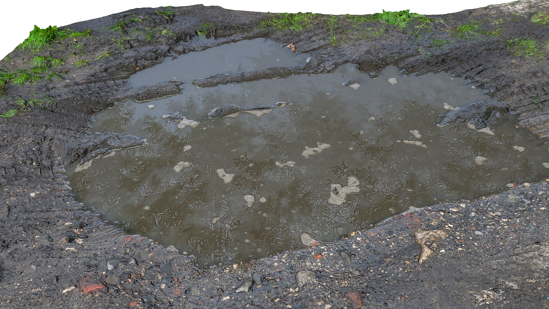 3d model mud puddle hd 8k