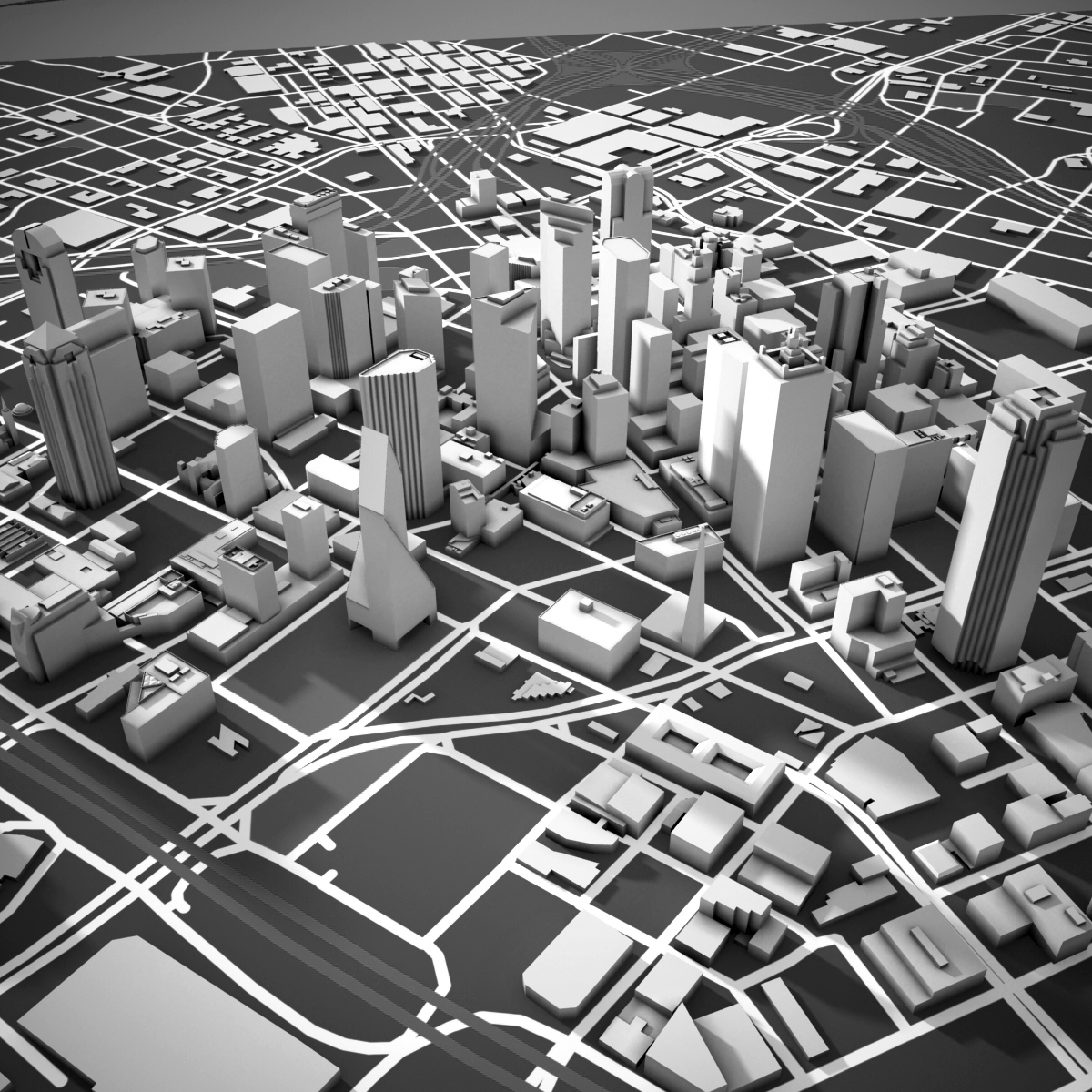 dallas city buildings 3ds