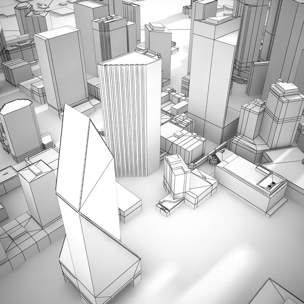 dallas city buildings 3ds