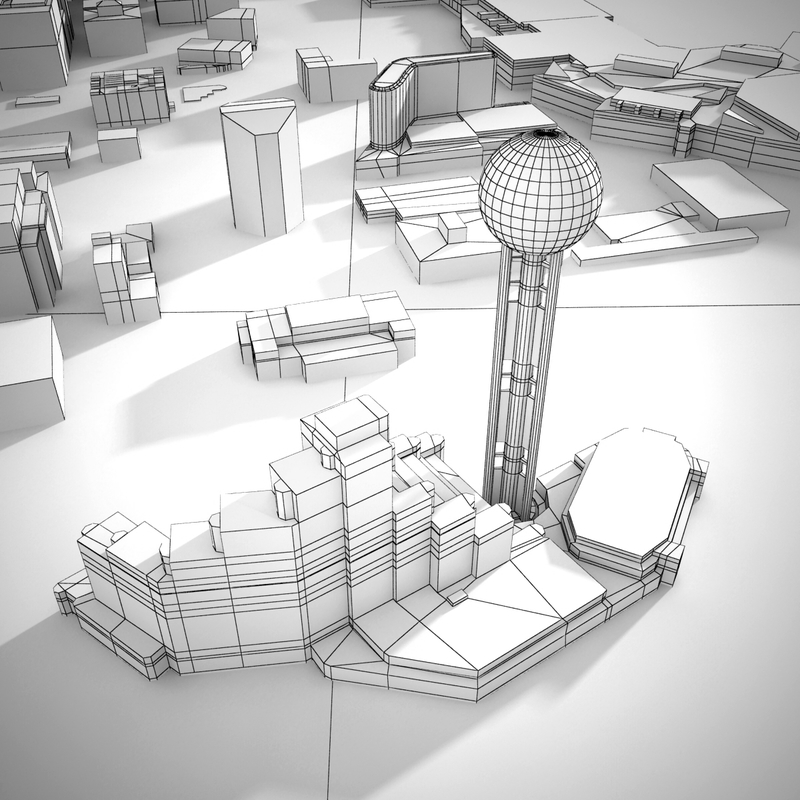 dallas city buildings 3ds