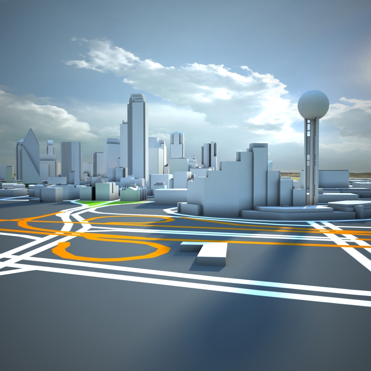 dallas city buildings 3ds