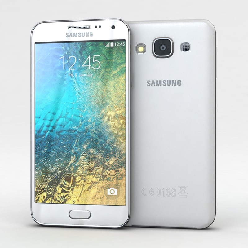 3d samsung galaxy e5 white