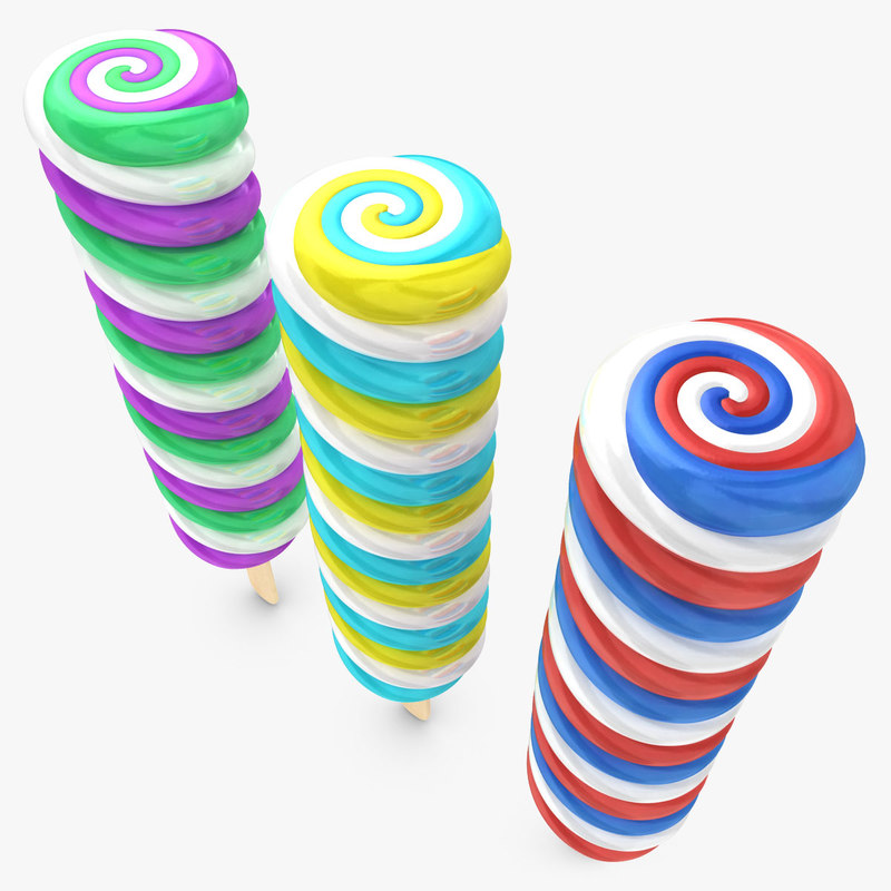 cyclone popsicle 3 colors 3d 3ds