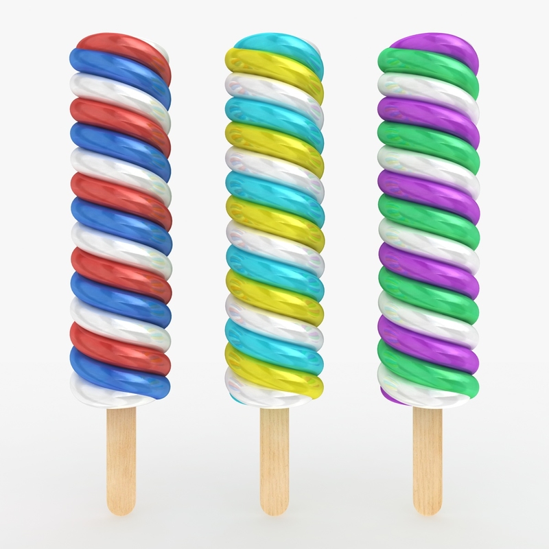 cyclone popsicle 3 colors 3d 3ds