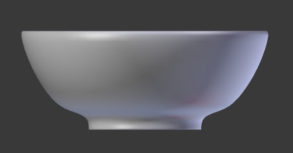 free simple bowl 3d model