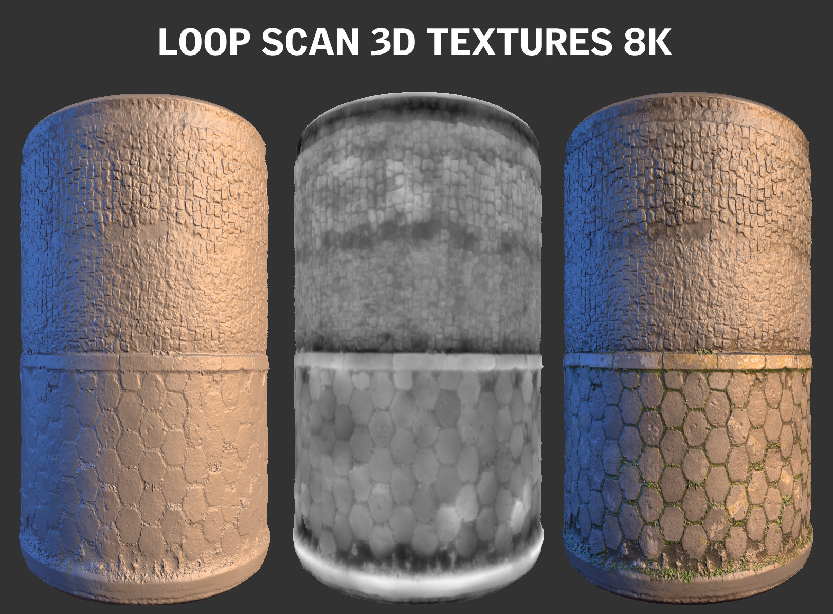 3d sidewalk pavement scanned