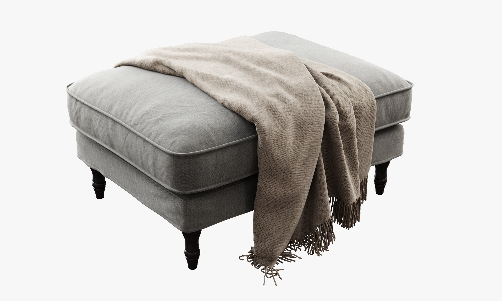 3d obj ikea stocksund footstool