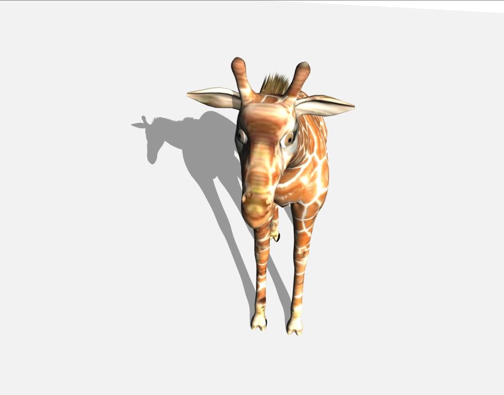giraffe 3d model
