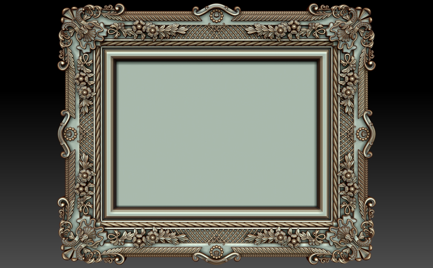 decorative frame 3d model