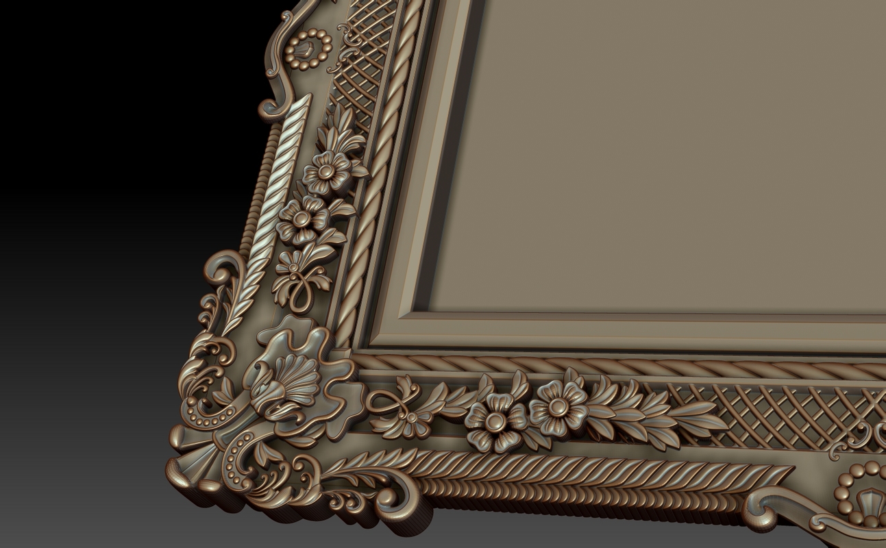 decorative frame 3d model