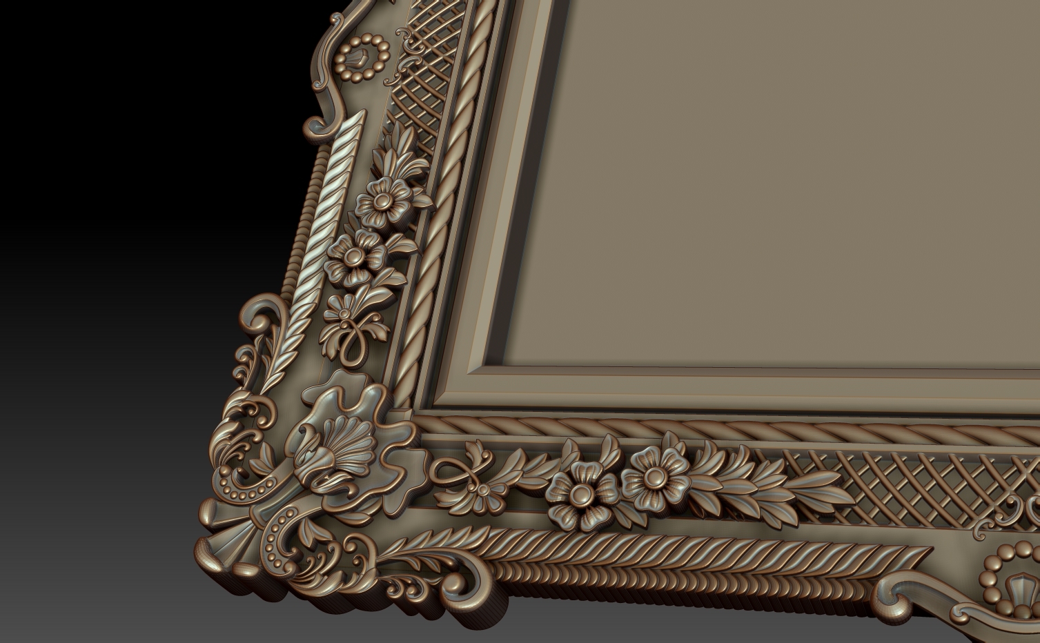 decorative frame 3d model