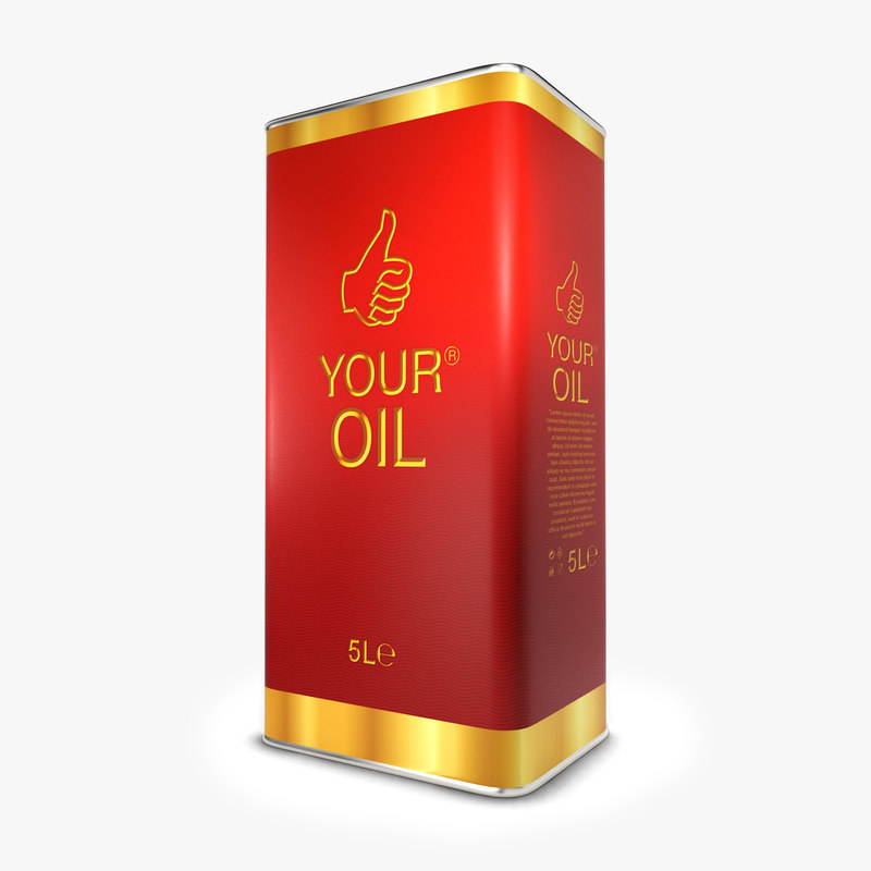 5 liter oil 3d max