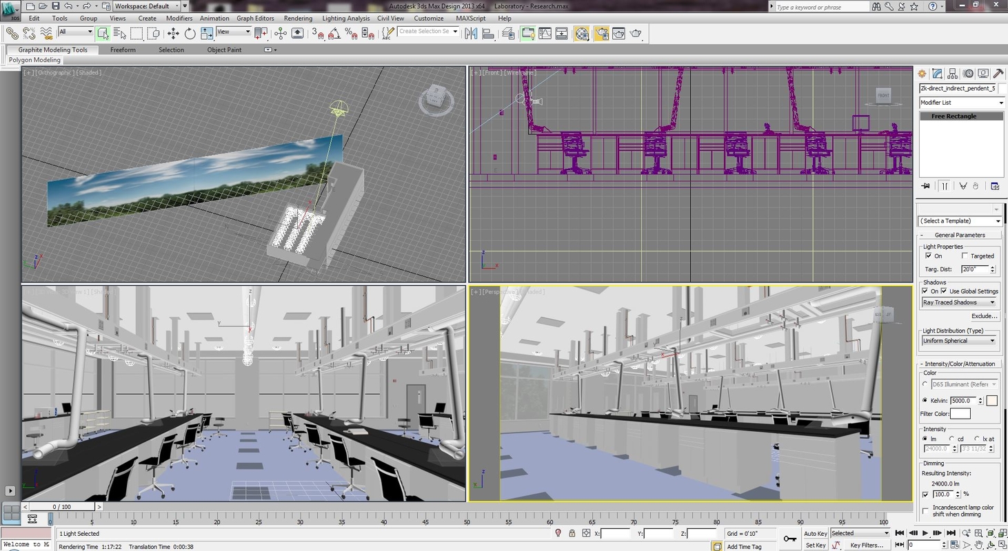 laboratory equipment research lab 3d model