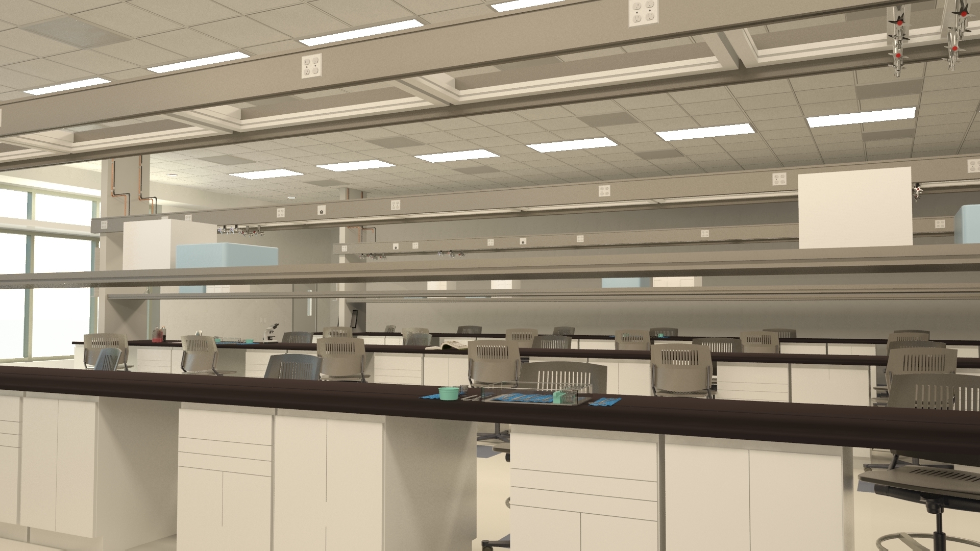 laboratory biology lab 3d 3ds