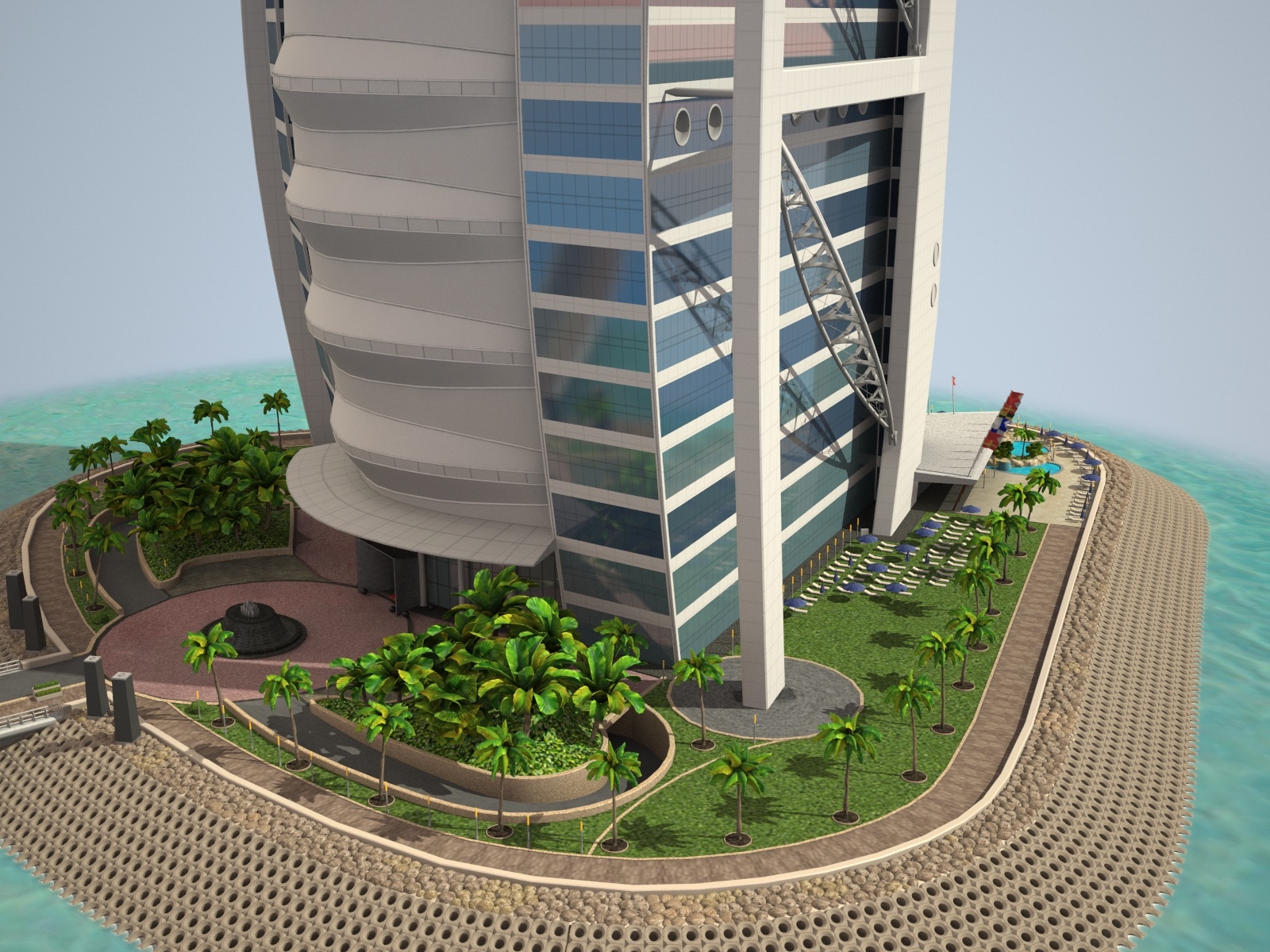3d model burj al arab