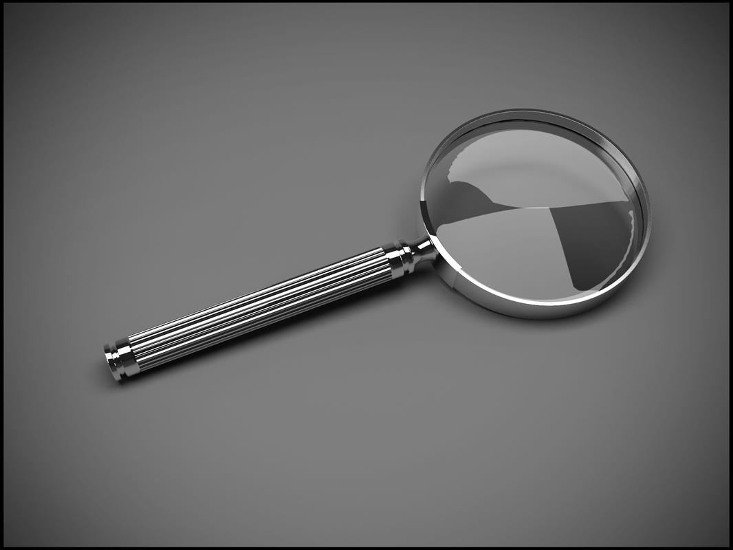 realistic magnifying glass 3d 3ds