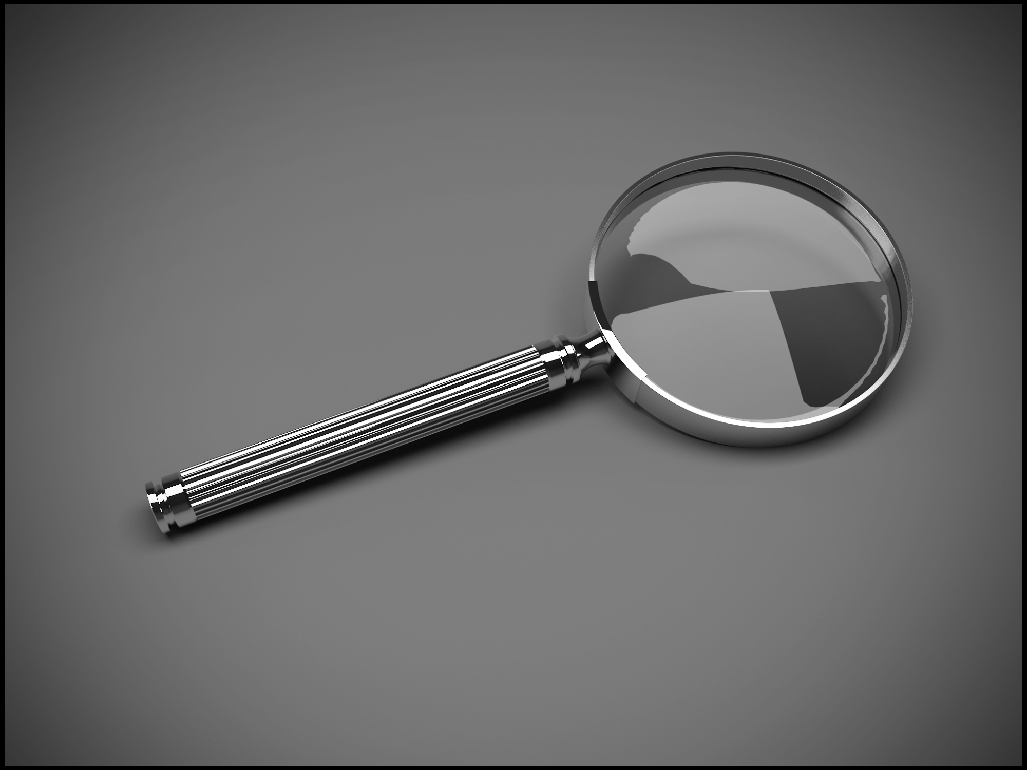 realistic magnifying glass 3d 3ds