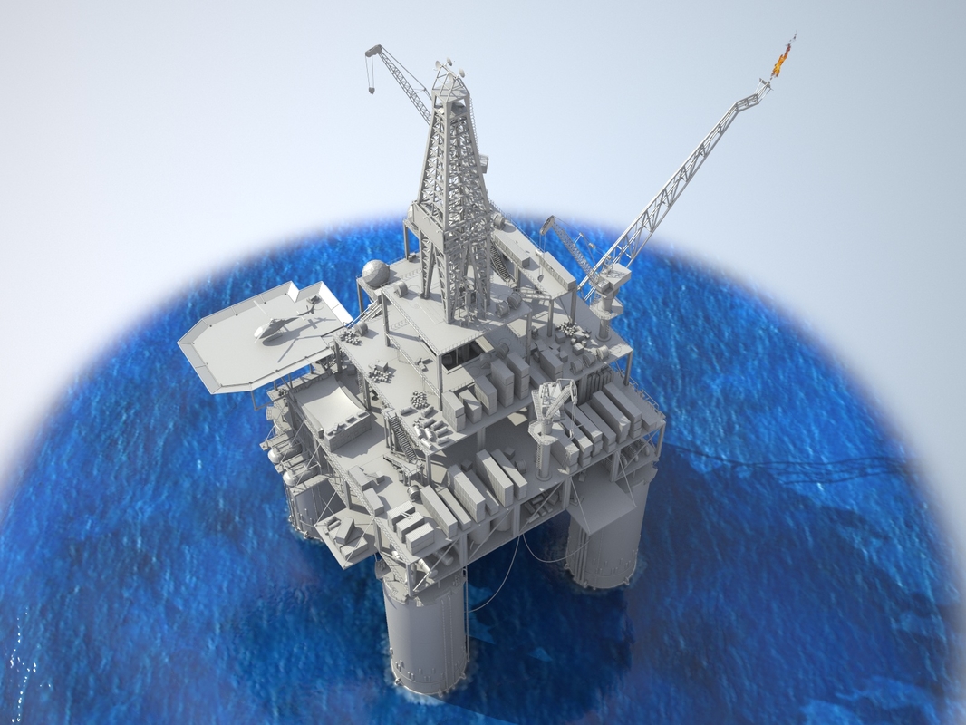 3d oil rig