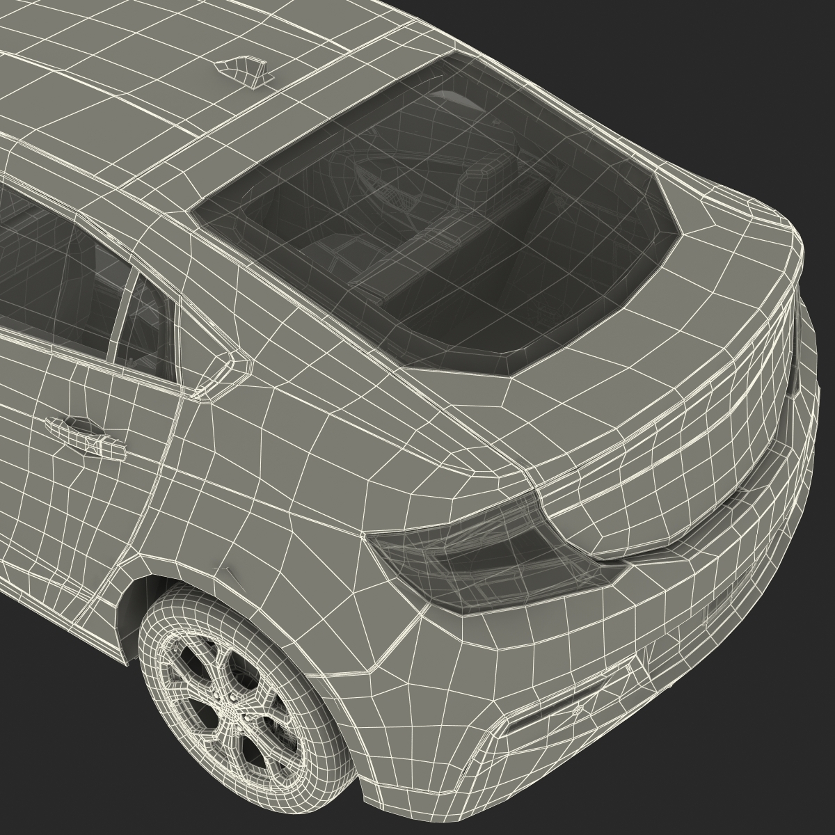 modèle 3D de Voiture hybride générique - TurboSquid 942006