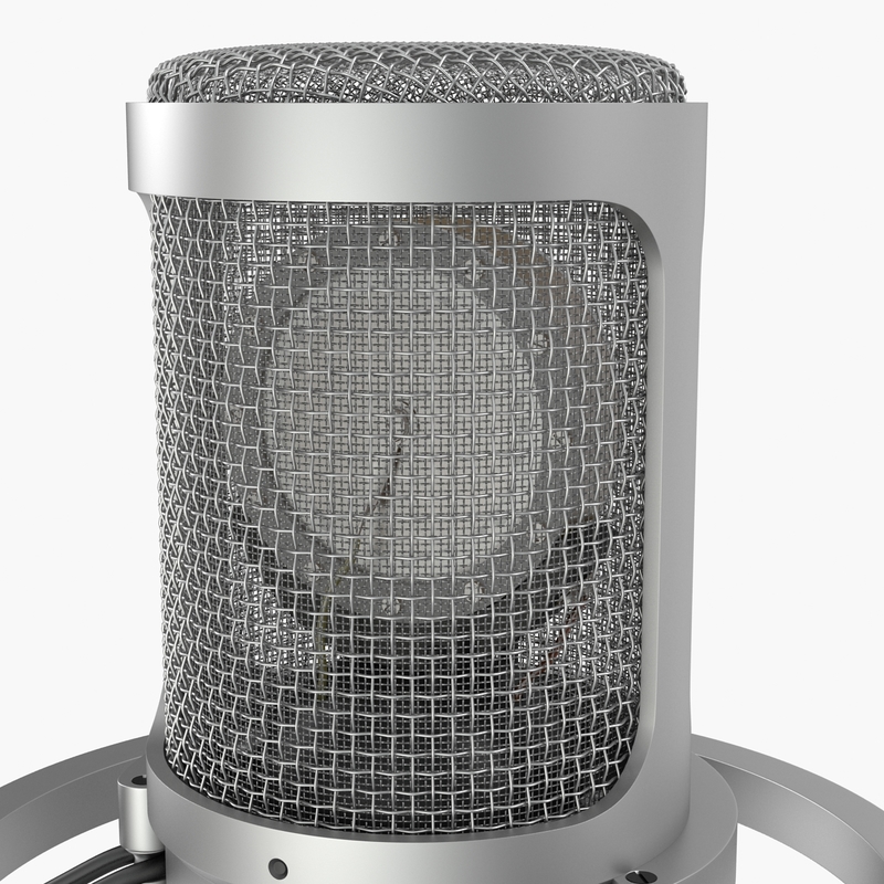 3d model microphone mic brauner