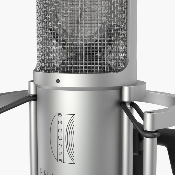 3d model microphone mic brauner