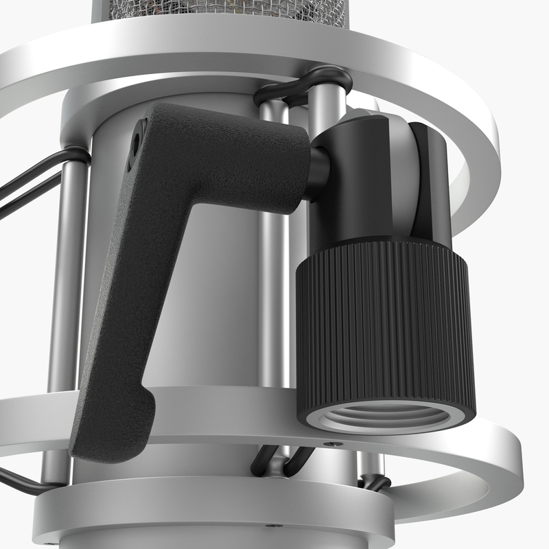 3d model microphone mic brauner