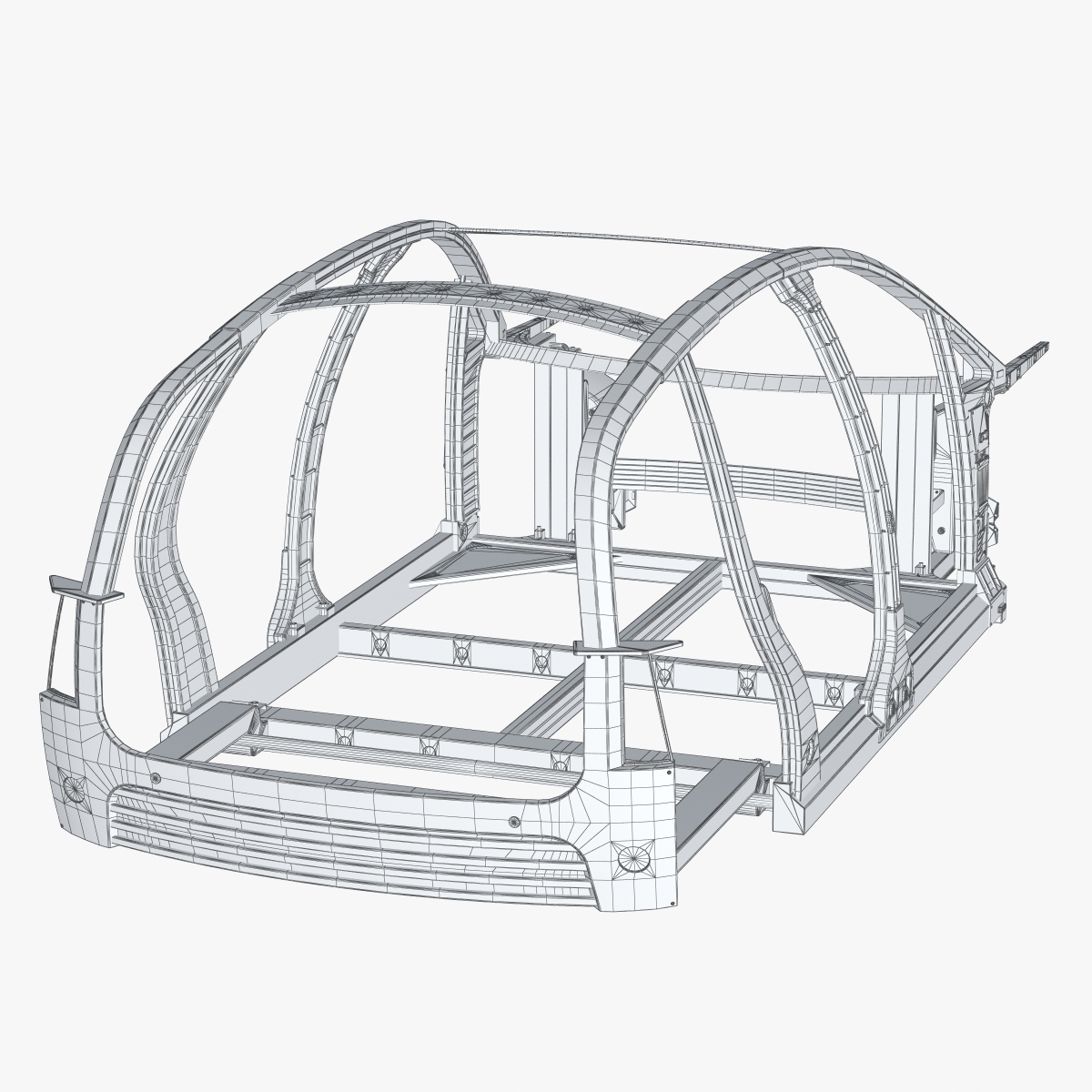 car frame 3d model