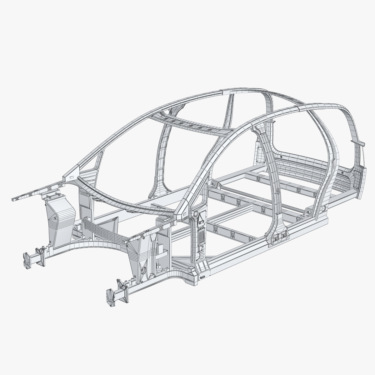 car frame 3d model