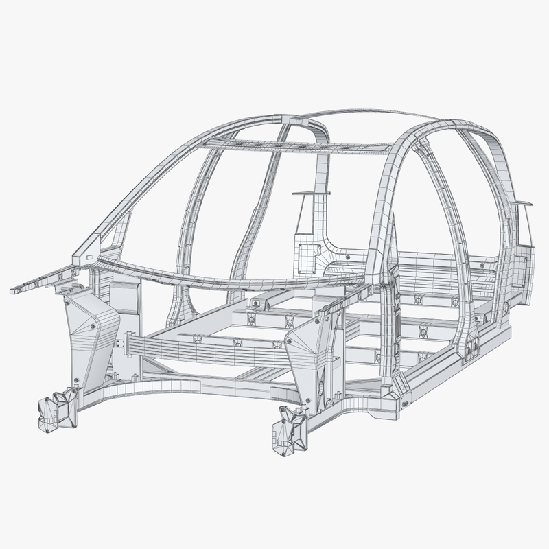 car frame 3d model