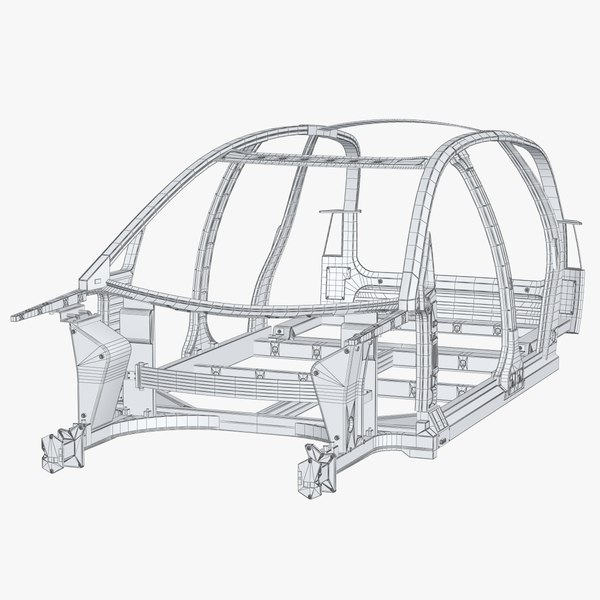 car frame 3d model
