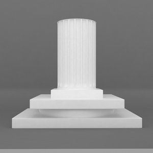 STL Pedestal Models | TurboSquid