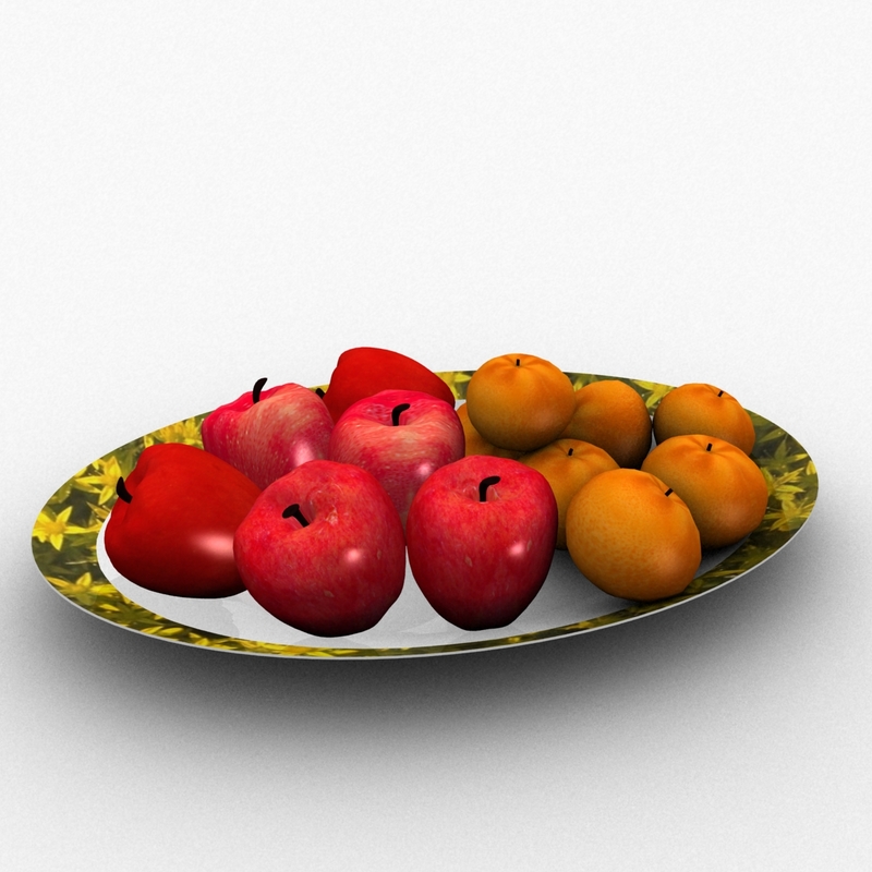 fruits 3d model