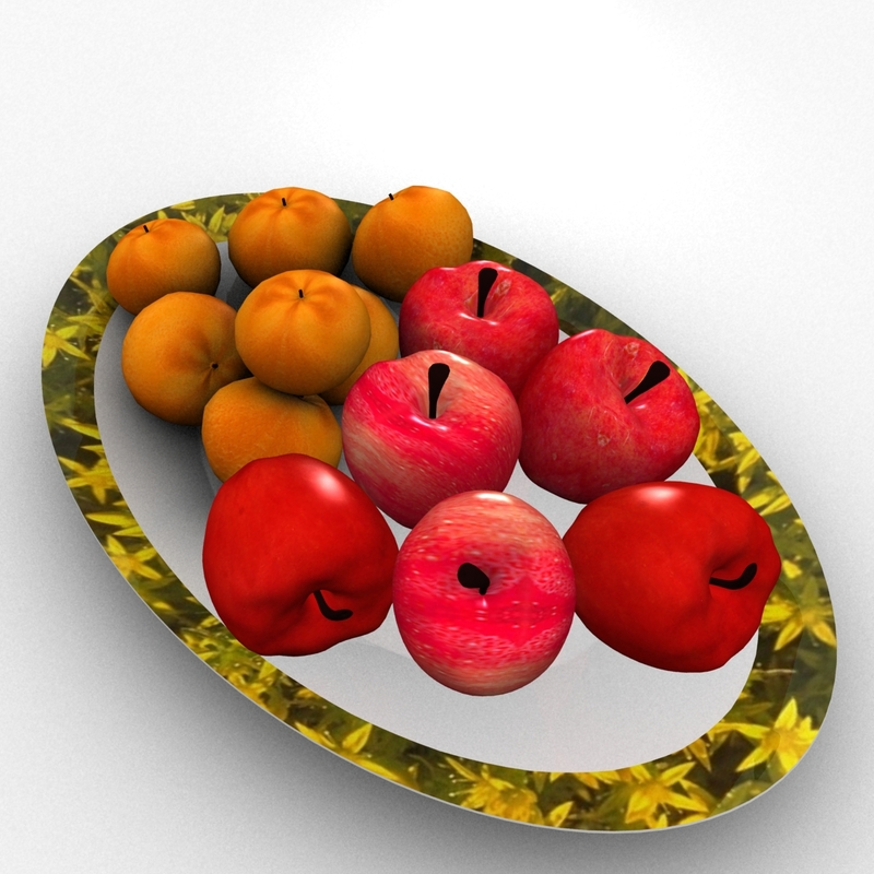 fruits 3d model
