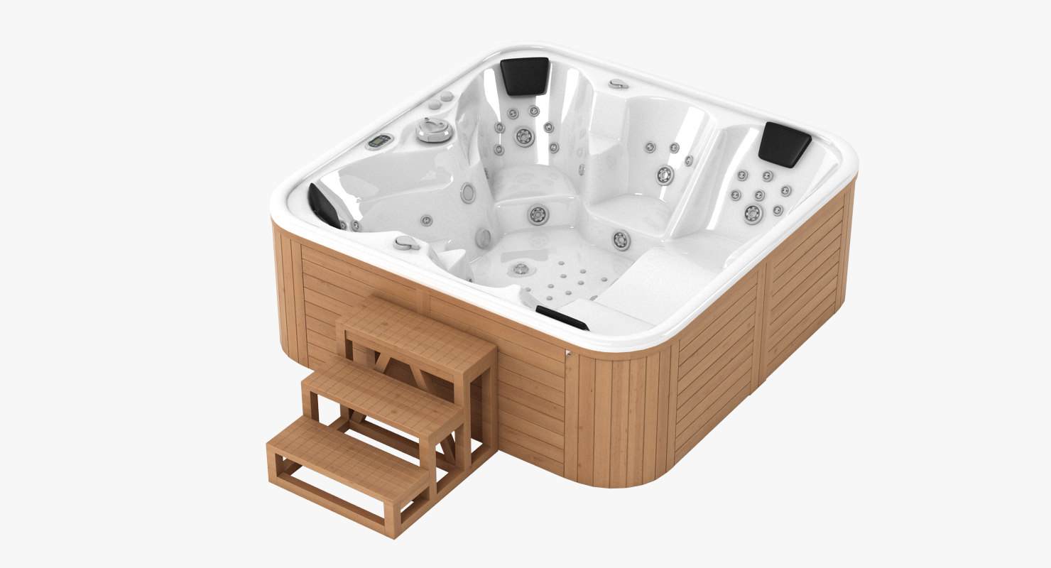 3d model of whirlpool pool