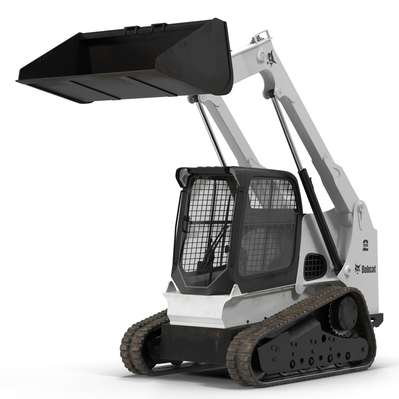 3d model of bobcat compact tracked loader