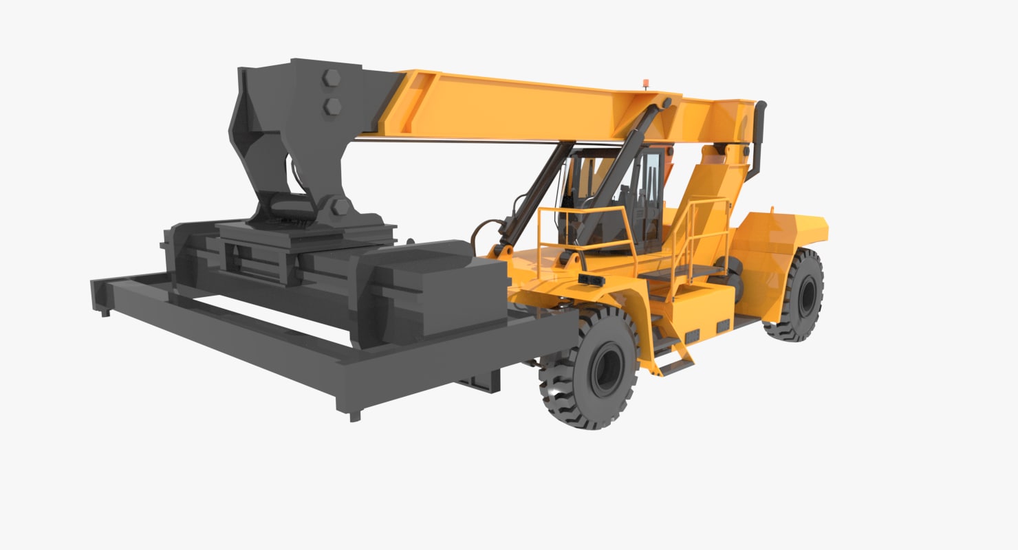 3d reach cargo containers handler model