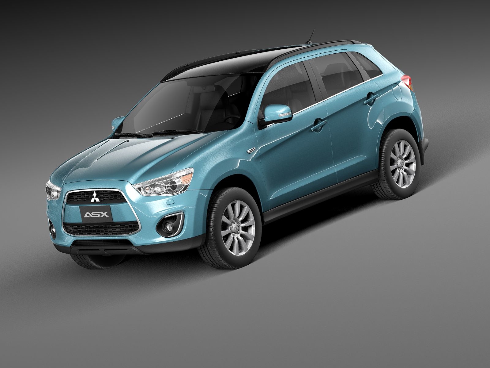 mitsubishi asx 3d model