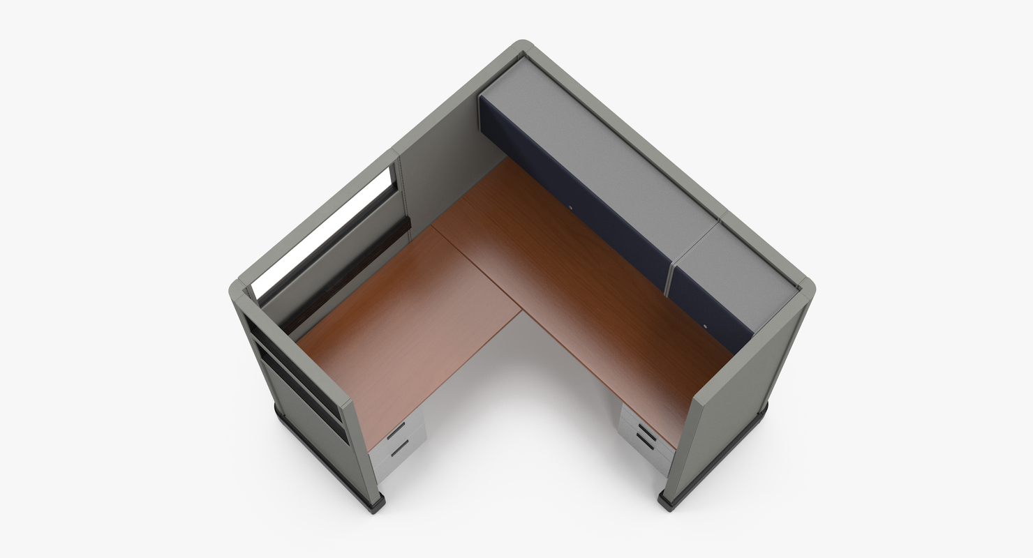 cubicle work 3d model